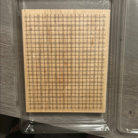 Stampin' Up! | Art | Stampin Up Large Plaid Stamp | Poshmark